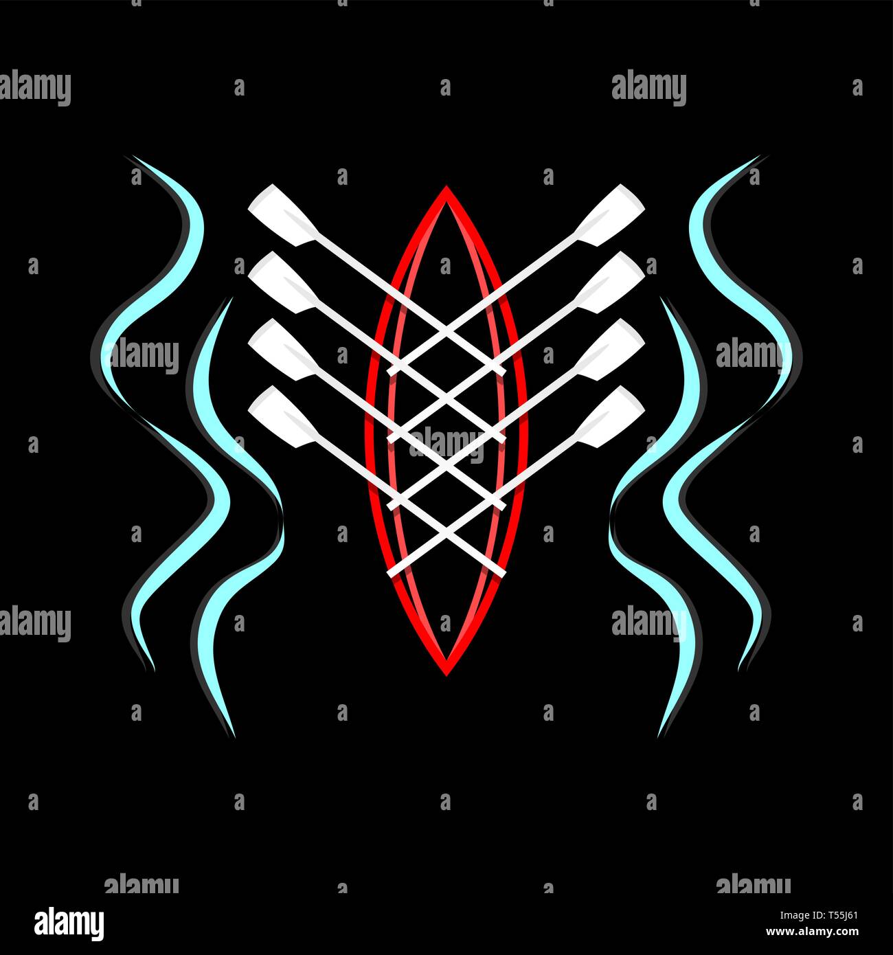 Rowing club logo Stock Vector Image & Art - Alamy