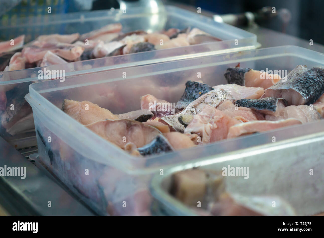 Fish in container hi-res stock photography and images - Alamy