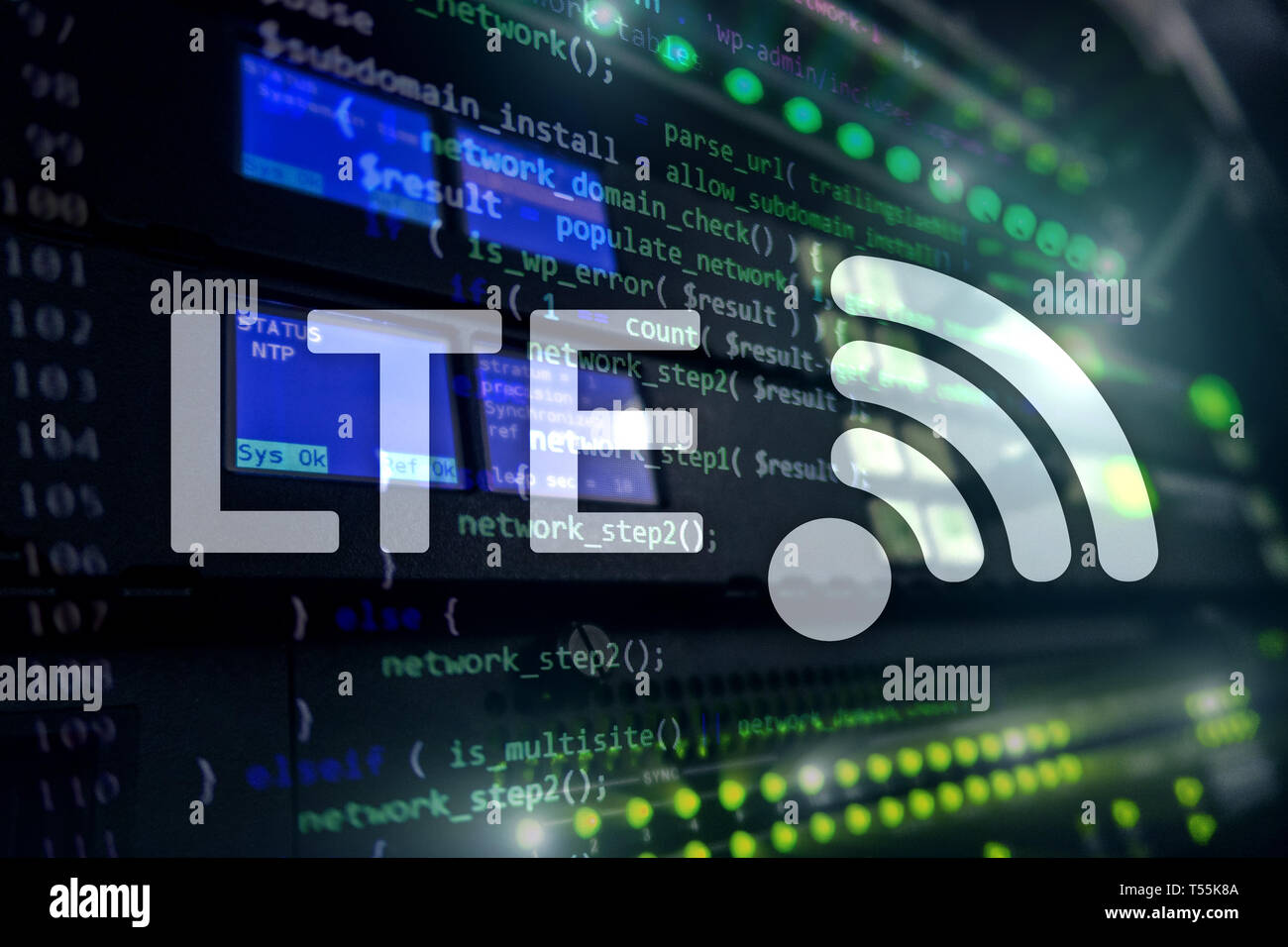 LTE, 5g wireless internet technology concept Stock Photo - Alamy
