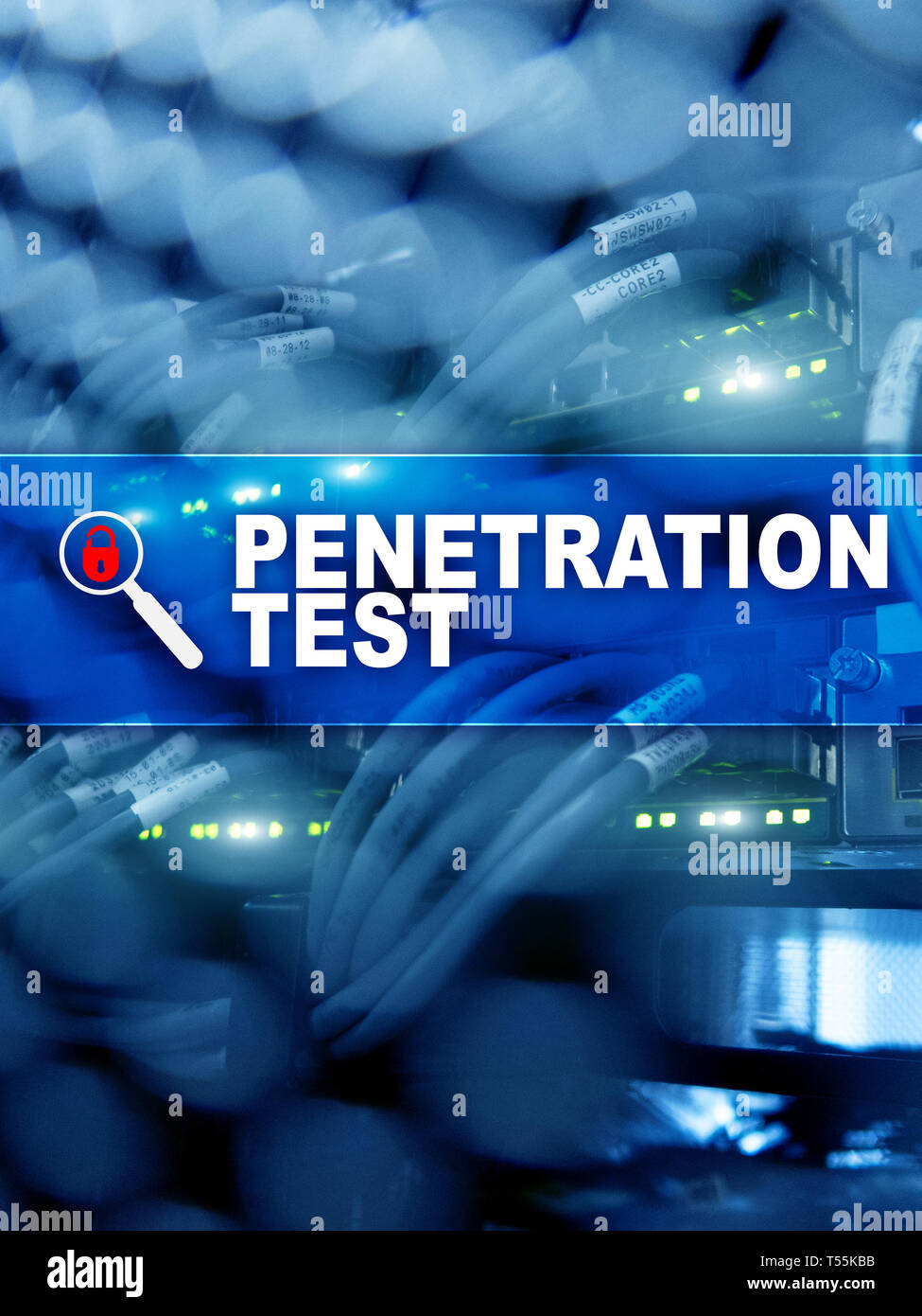 Penetration test. Cybersecurity and data protection. Hacker attack ...