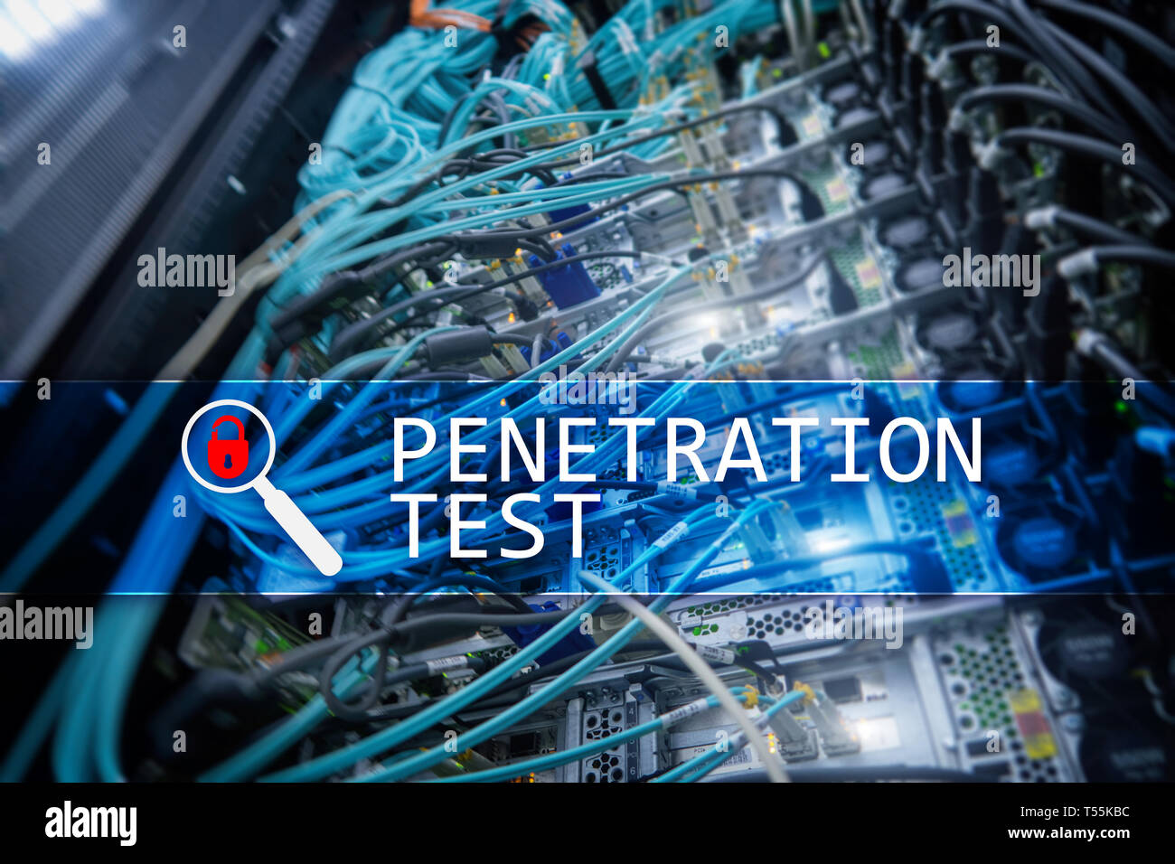 Penetration test. Cybersecurity and data protection. Hacker attack ...
