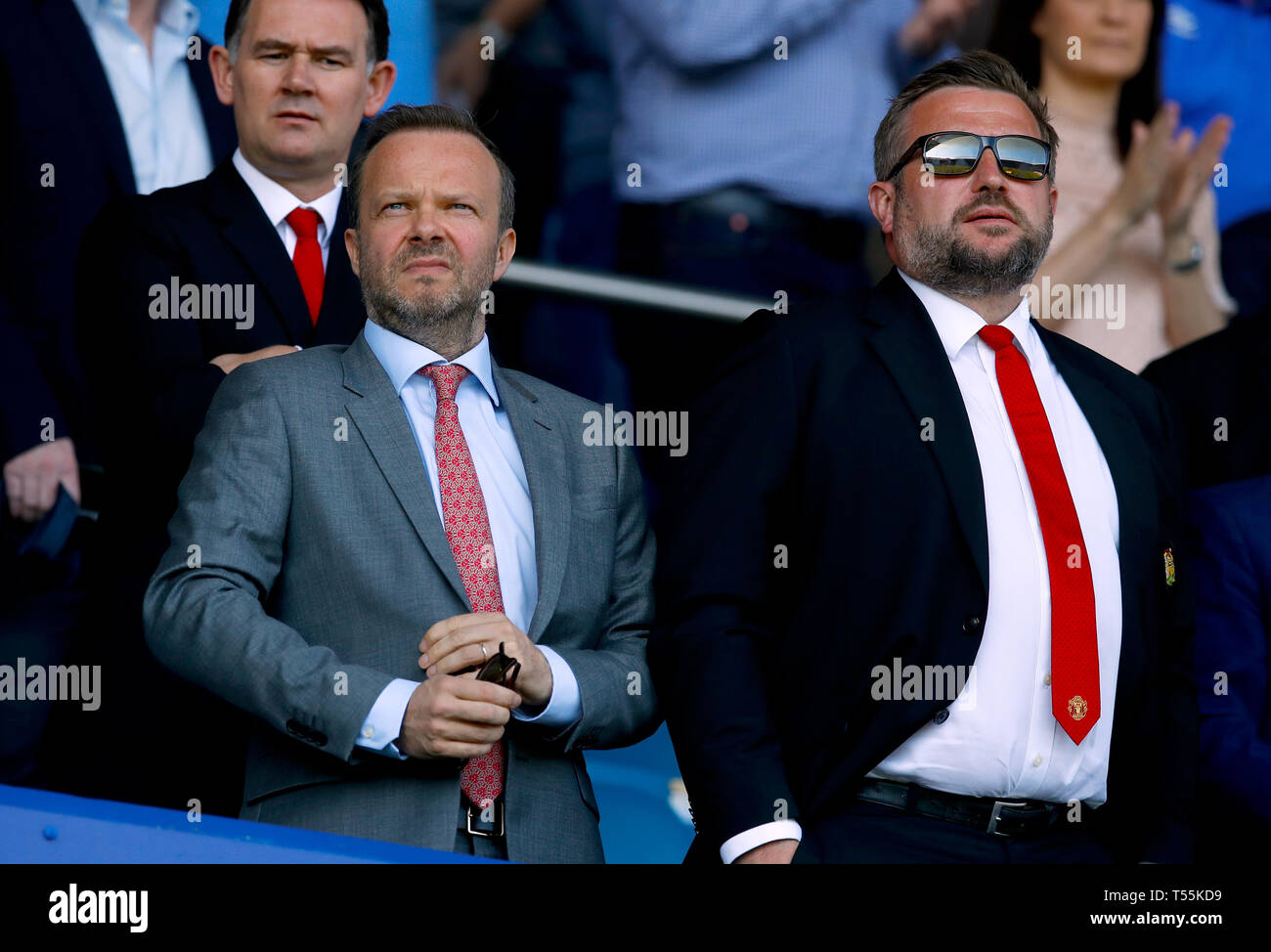 Manchester United Chief Executive Ed Woodward (left) and Manchester ...