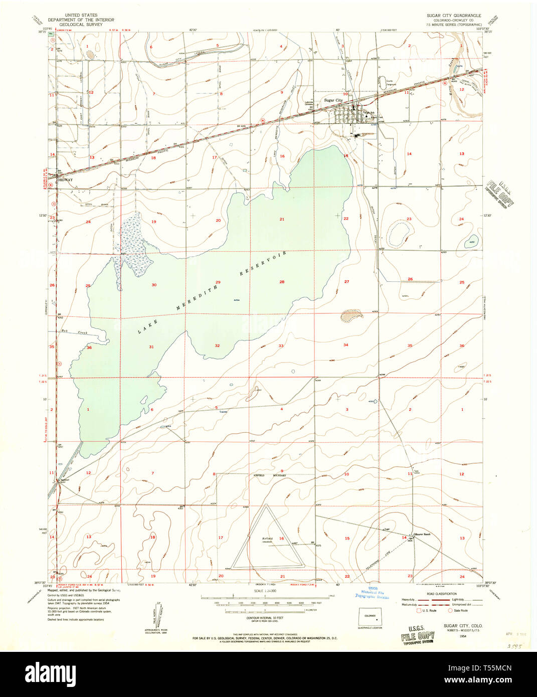 Map of sugar city hi-res stock photography and images - Alamy