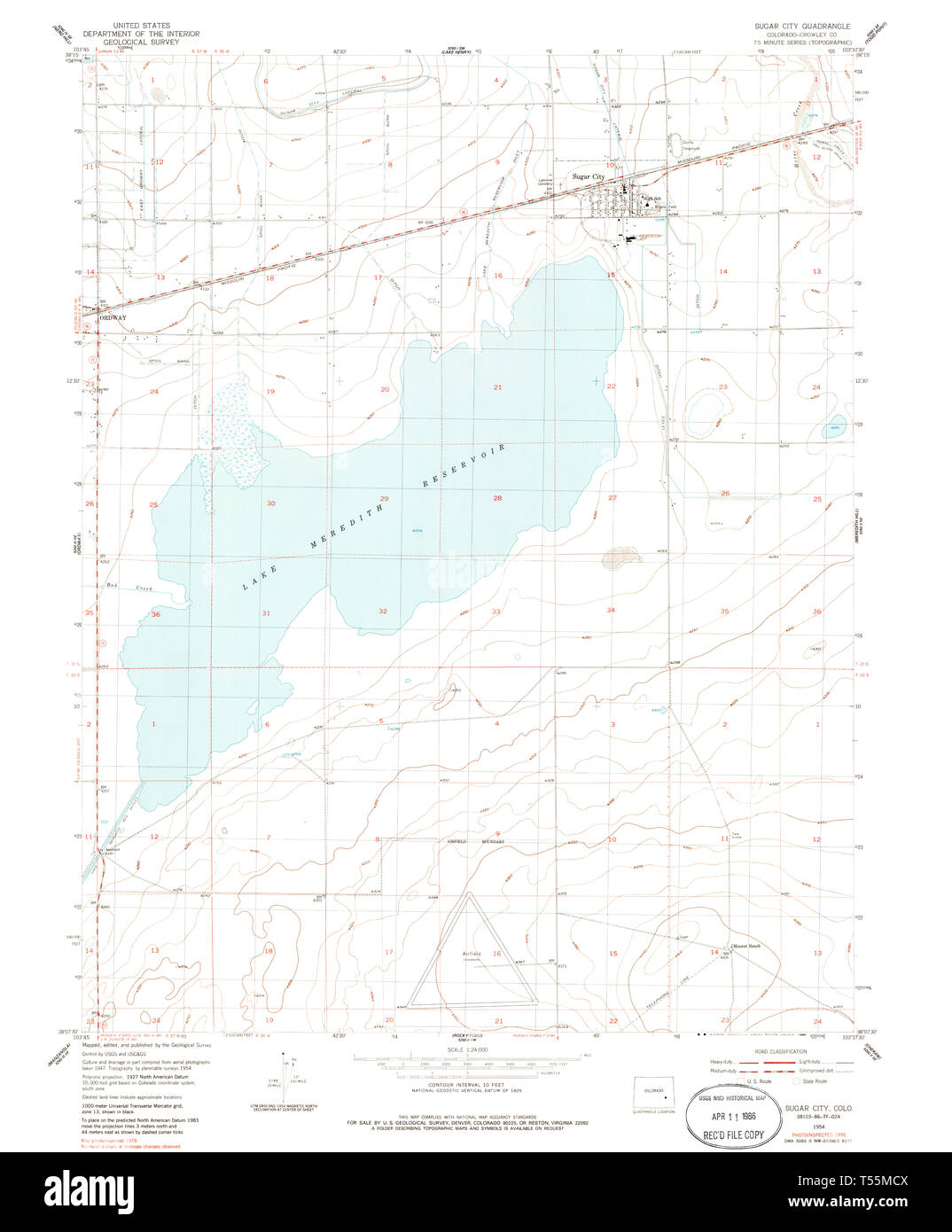 Map of sugar city hi-res stock photography and images - Alamy
