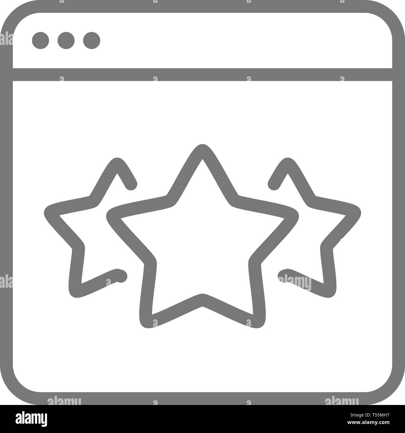 Star rating system Black and White Stock Photos & Images - Alamy