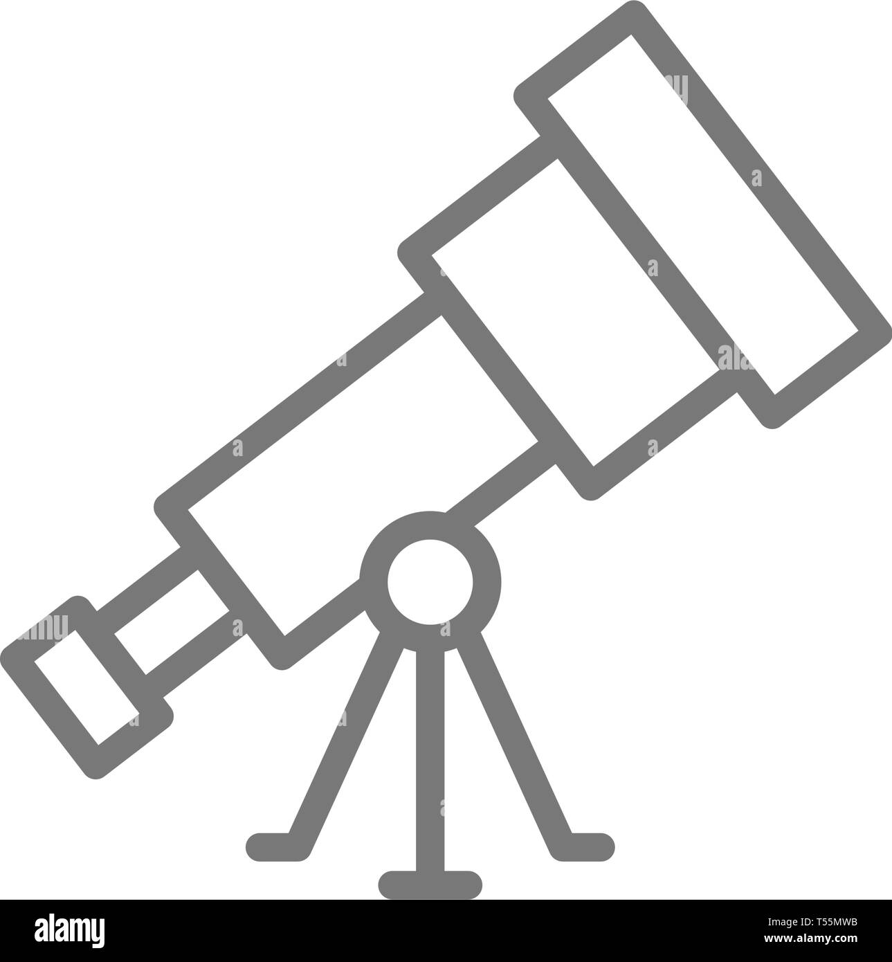 Telescope line icon Stock Vector Image & Art - Alamy