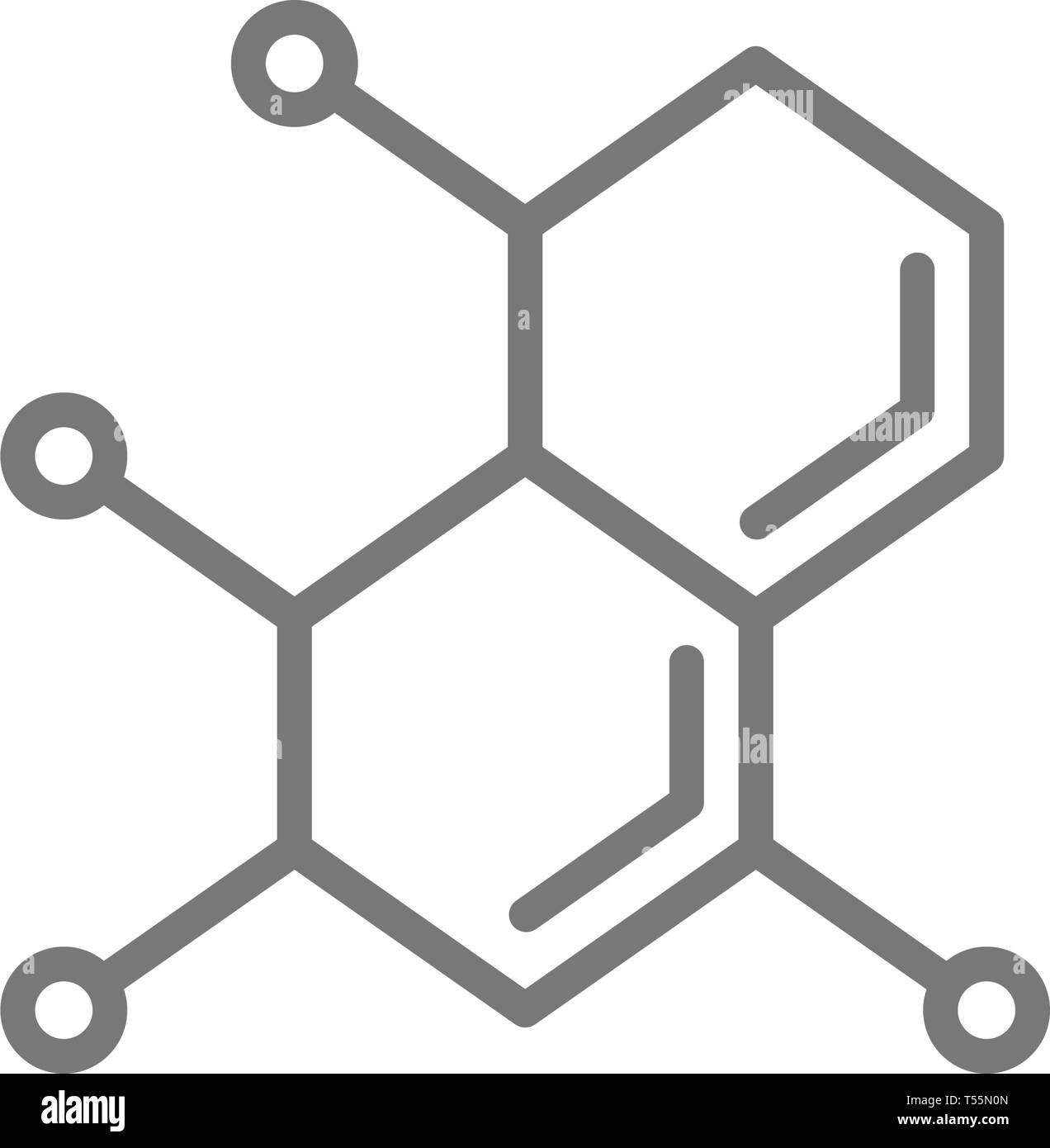 Science molecule atom equipment Black and White Stock Photos & Images ...