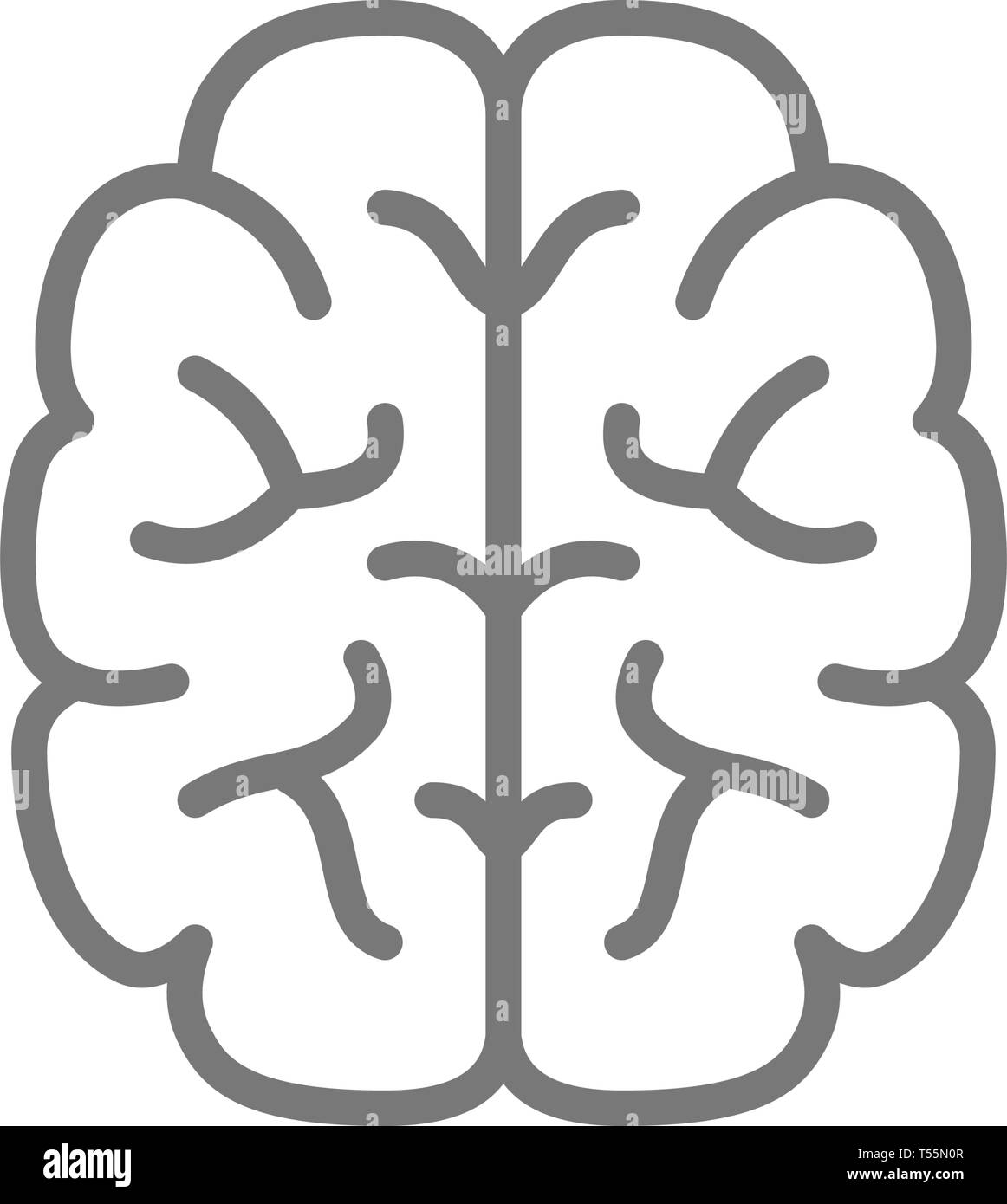 Brain, mind, intelligence line icon Stock Vector Image & Art - Alamy