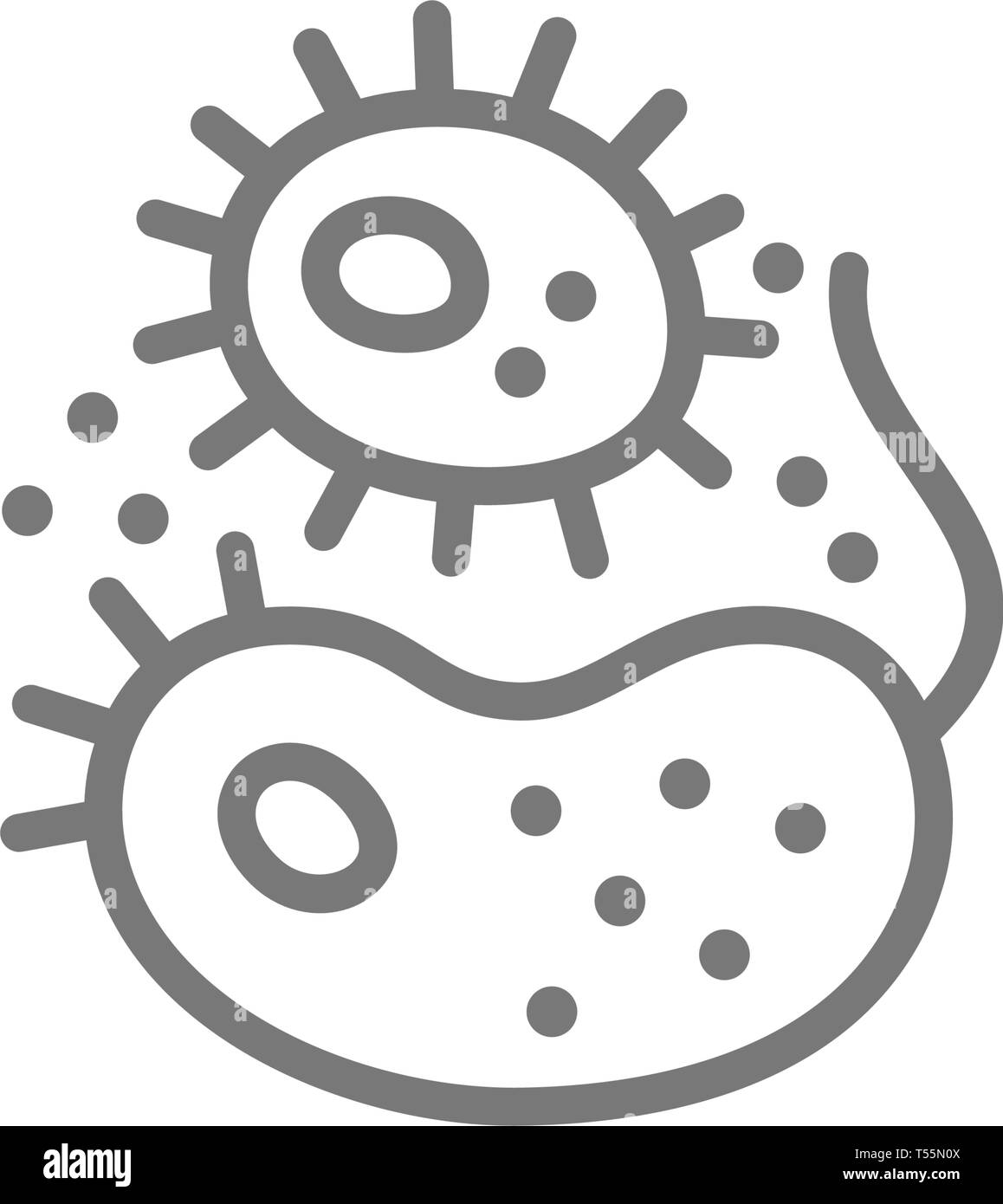 Pathogen viruses bacteria Black and White Stock Photos & Images - Alamy