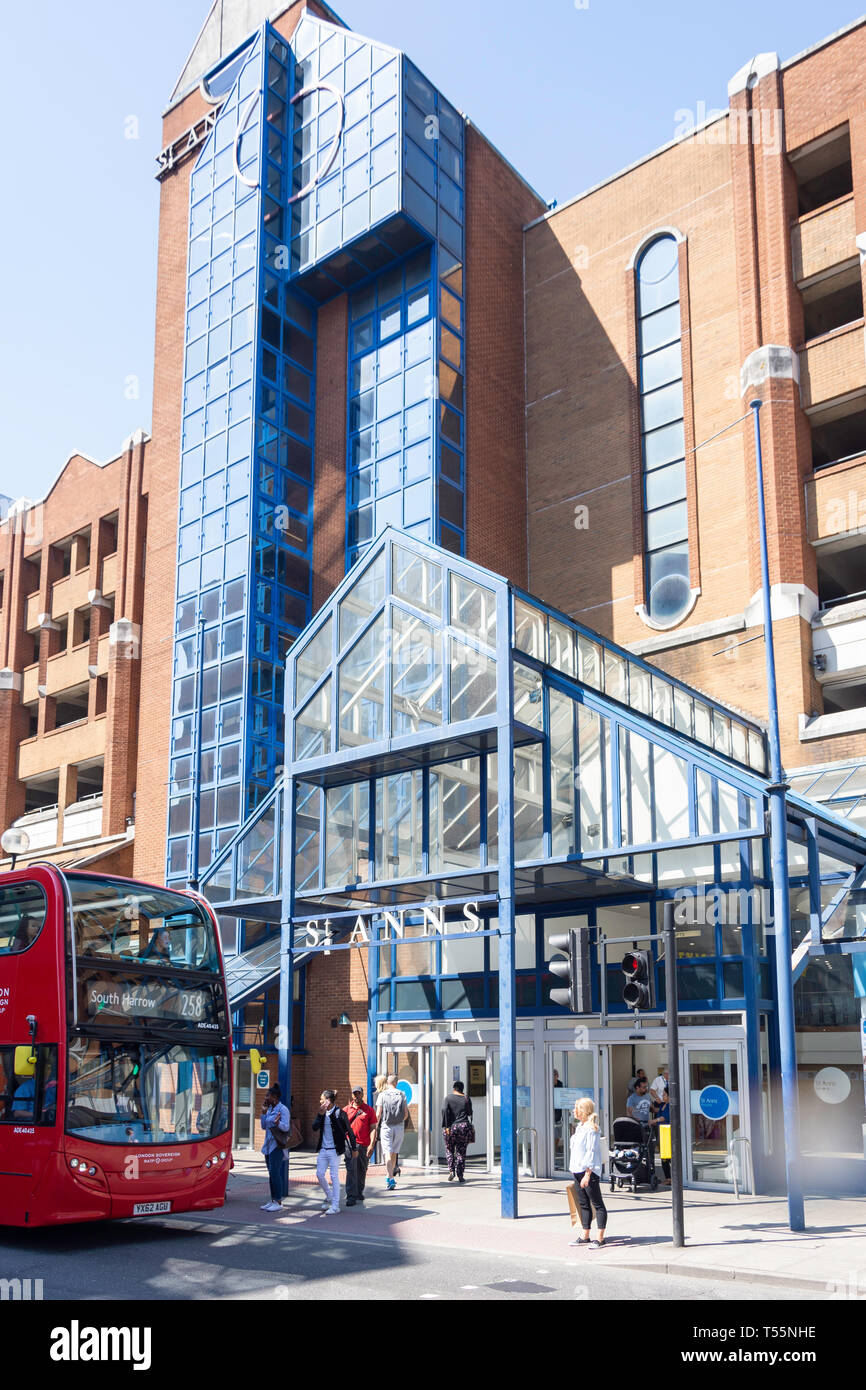 Entrance to indoor centres st anns shopping centre college road hi-res ...