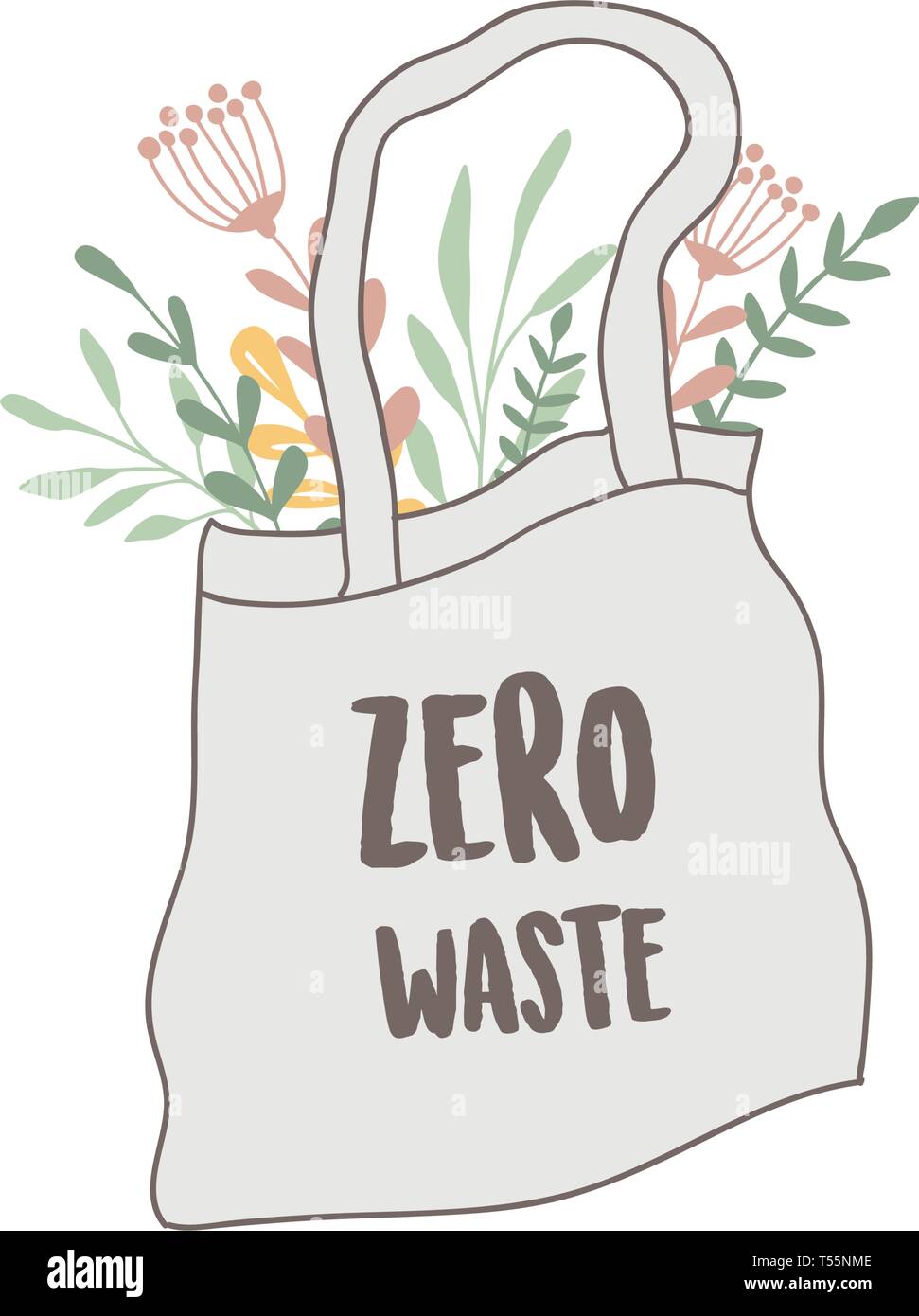 Zero waste eco wooden Stock Vector Images - Alamy