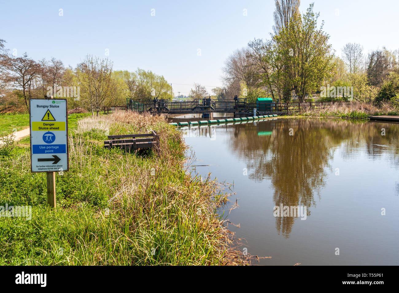 falcon meadow bungay river waveney Stock Photo - Alamy