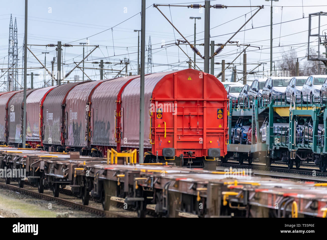 Rail Freight Wagon High Resolution Stock Photography and Images - Alamy