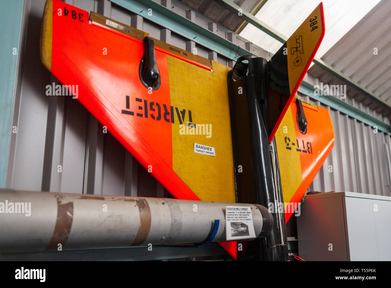 jet banshee target drone displayed in aviation museum MEGGITT DEFENCE ...