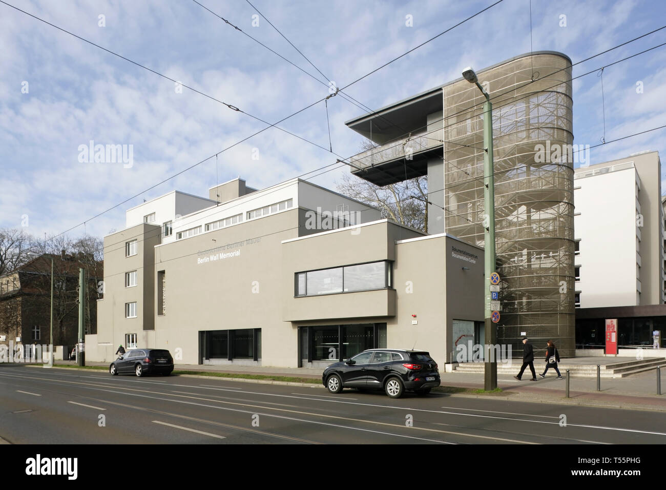 Berlin Wall Memorial building, Bernauer Strasse, Berlin, Germany Stock ...