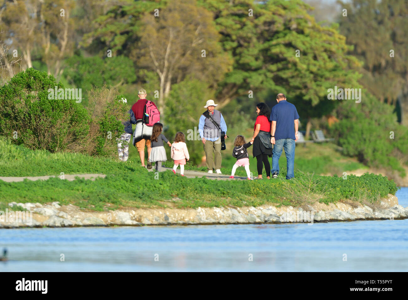 A Crowded Trail Stock Photo - Alamy