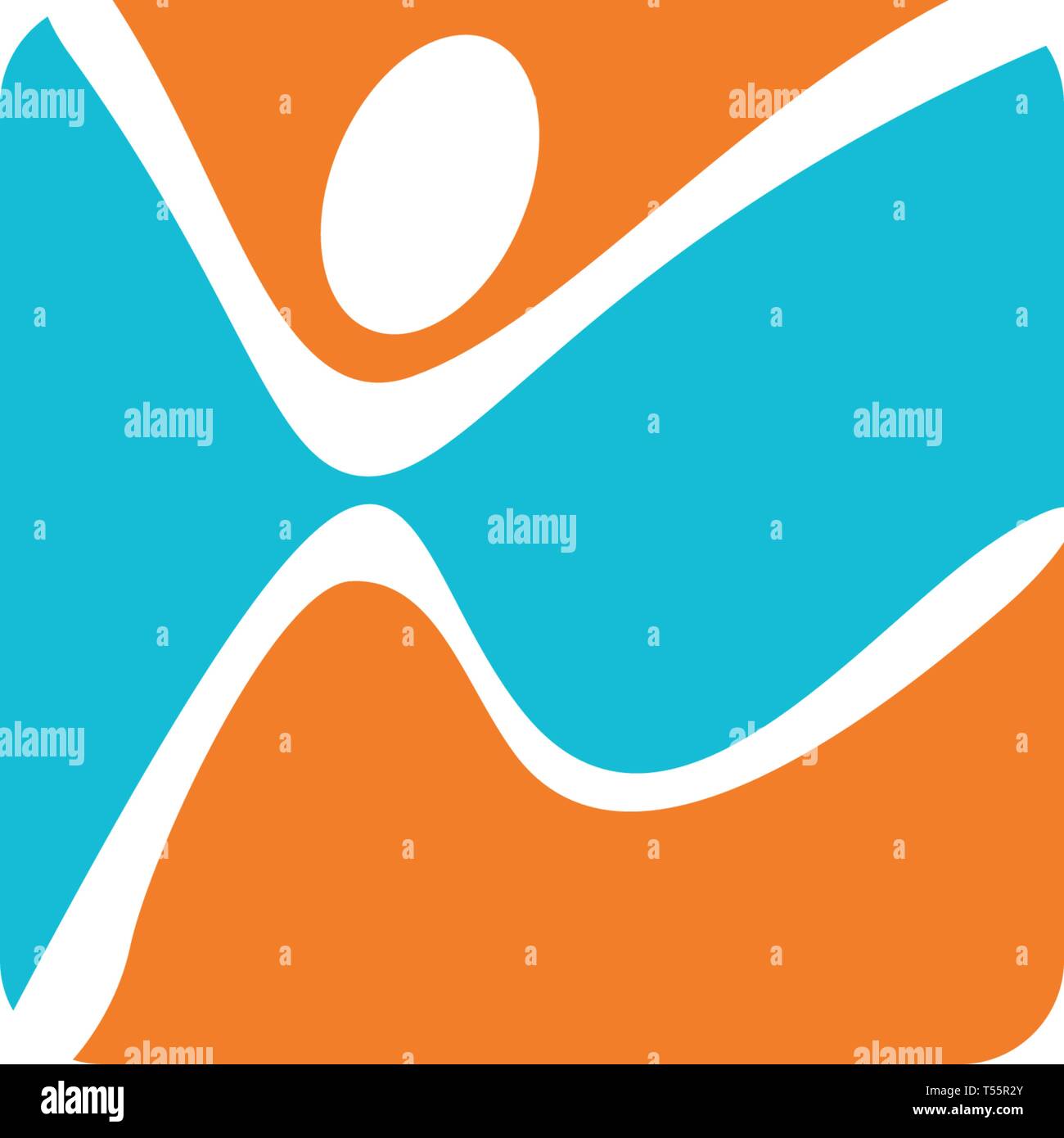 community human logo template vector illustration icon element isolated ...