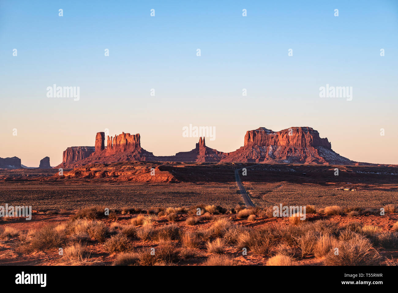 Landscape of Monument Valley in Utah, USA Stock Photo - Alamy