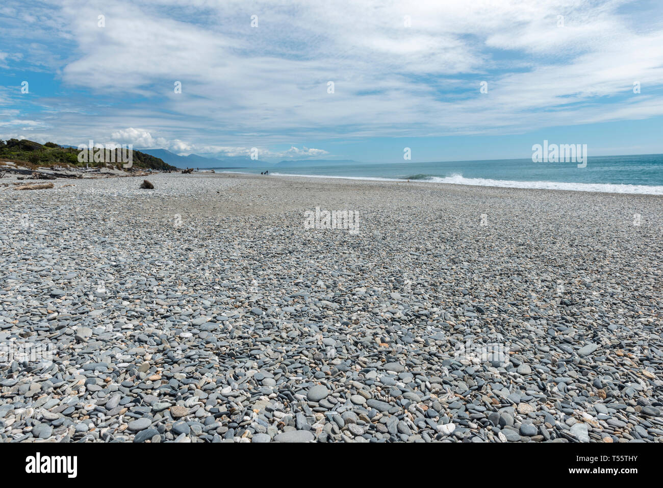 Rocky beach in Haast, New Zealand Stock Photo - Alamy