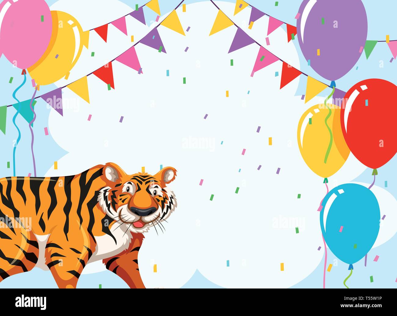 Tiger party Stock Vector Images - Alamy