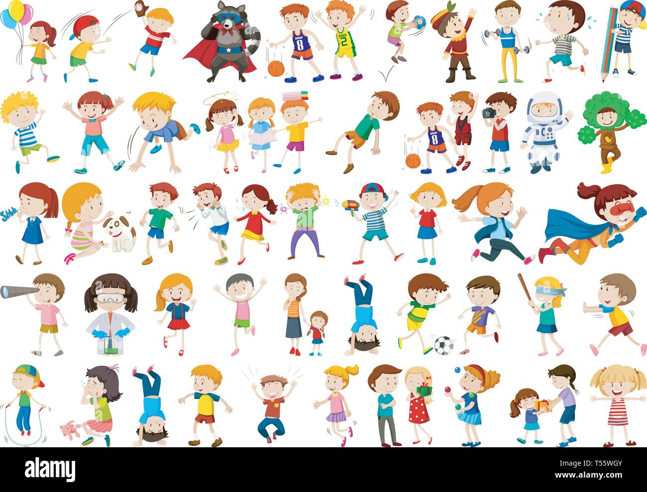 Set of people character illustration Stock Vector Image & Art - Alamy