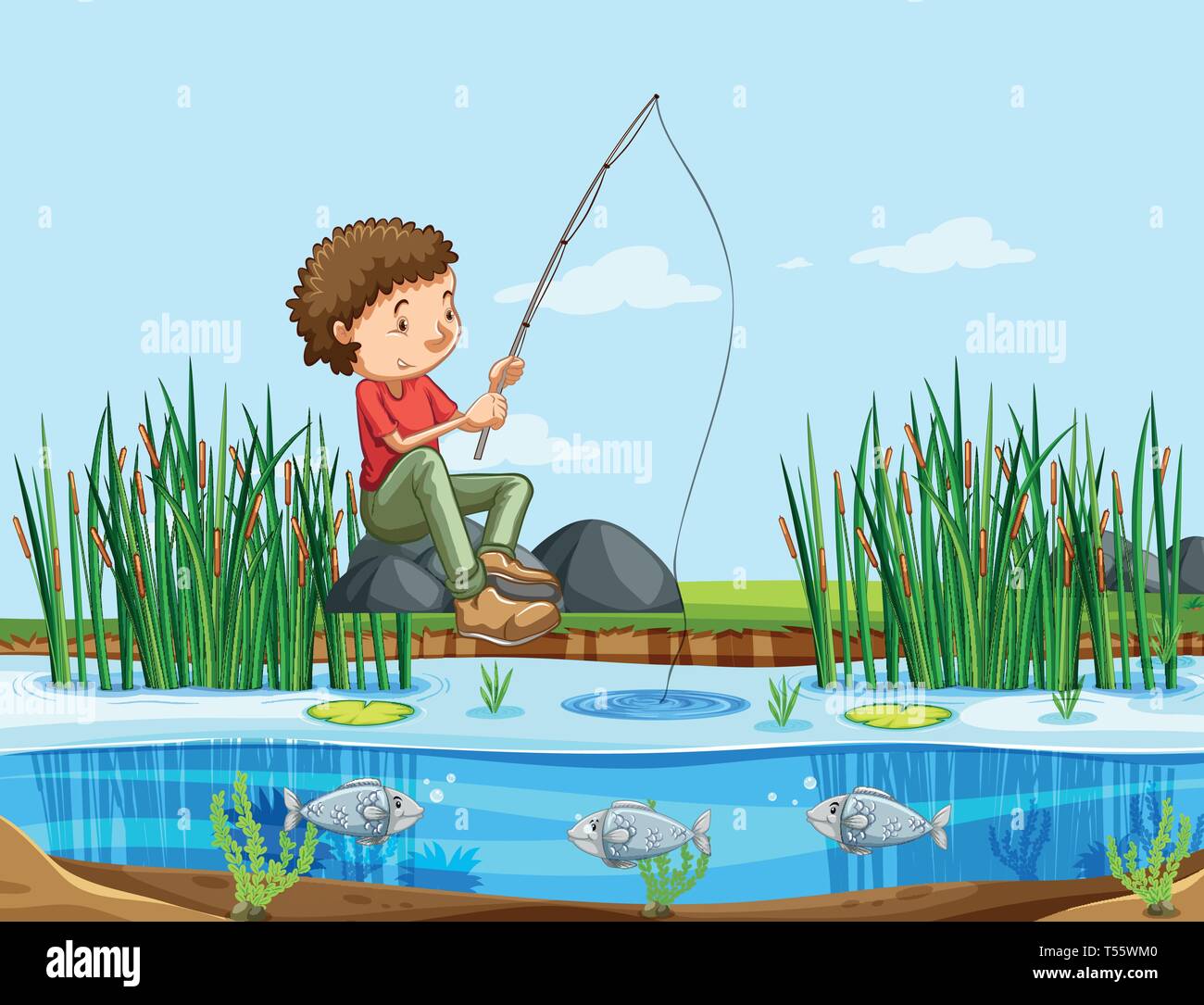 Swamp people Stock Vector Images - Alamy