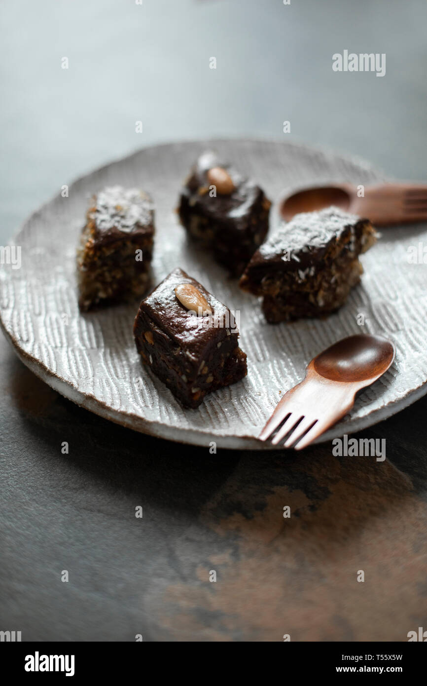 Brownies plate hi-res stock photography and images - Alamy