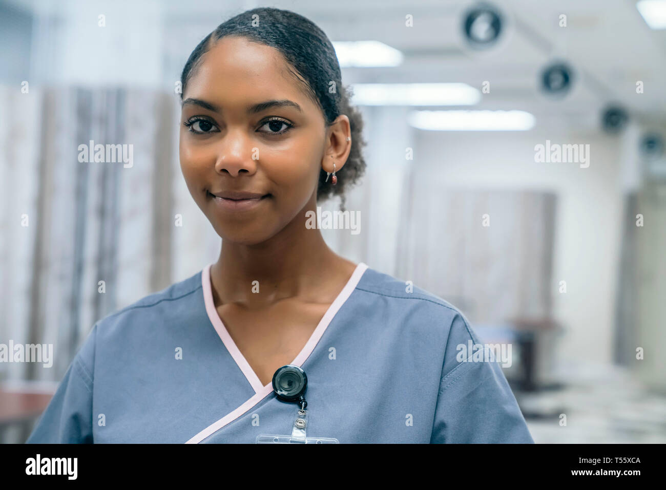 Portrait of nurse in hospital Stock Photo - Alamy