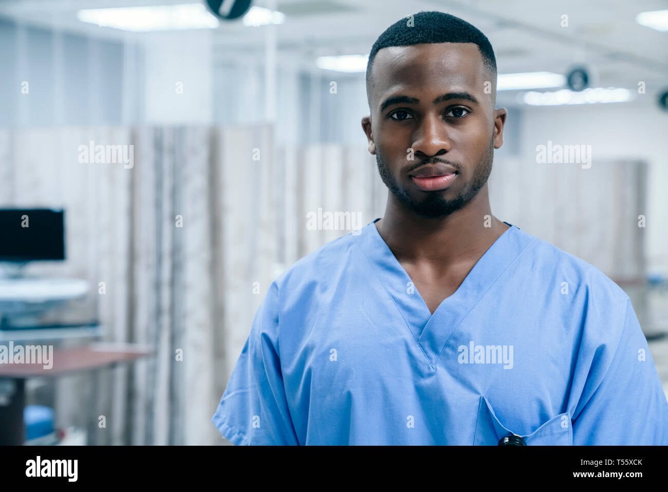 Portrait of nurse in hospital Stock Photo - Alamy