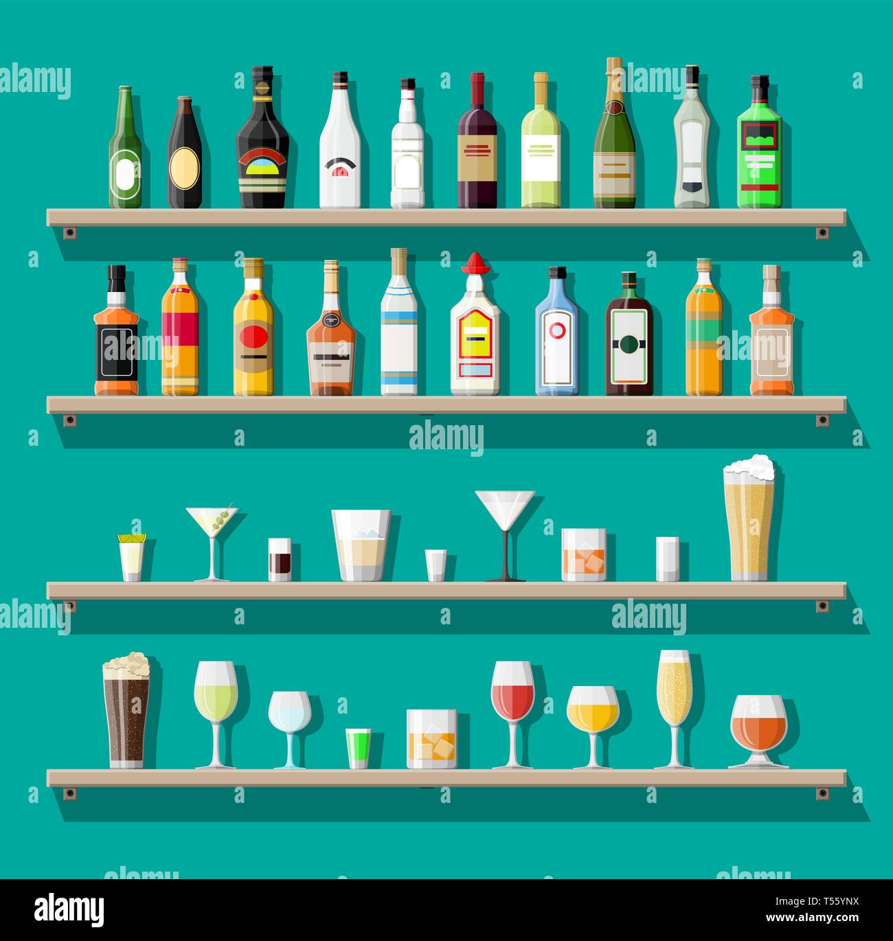 Sambuca bottles Stock Vector Images - Alamy