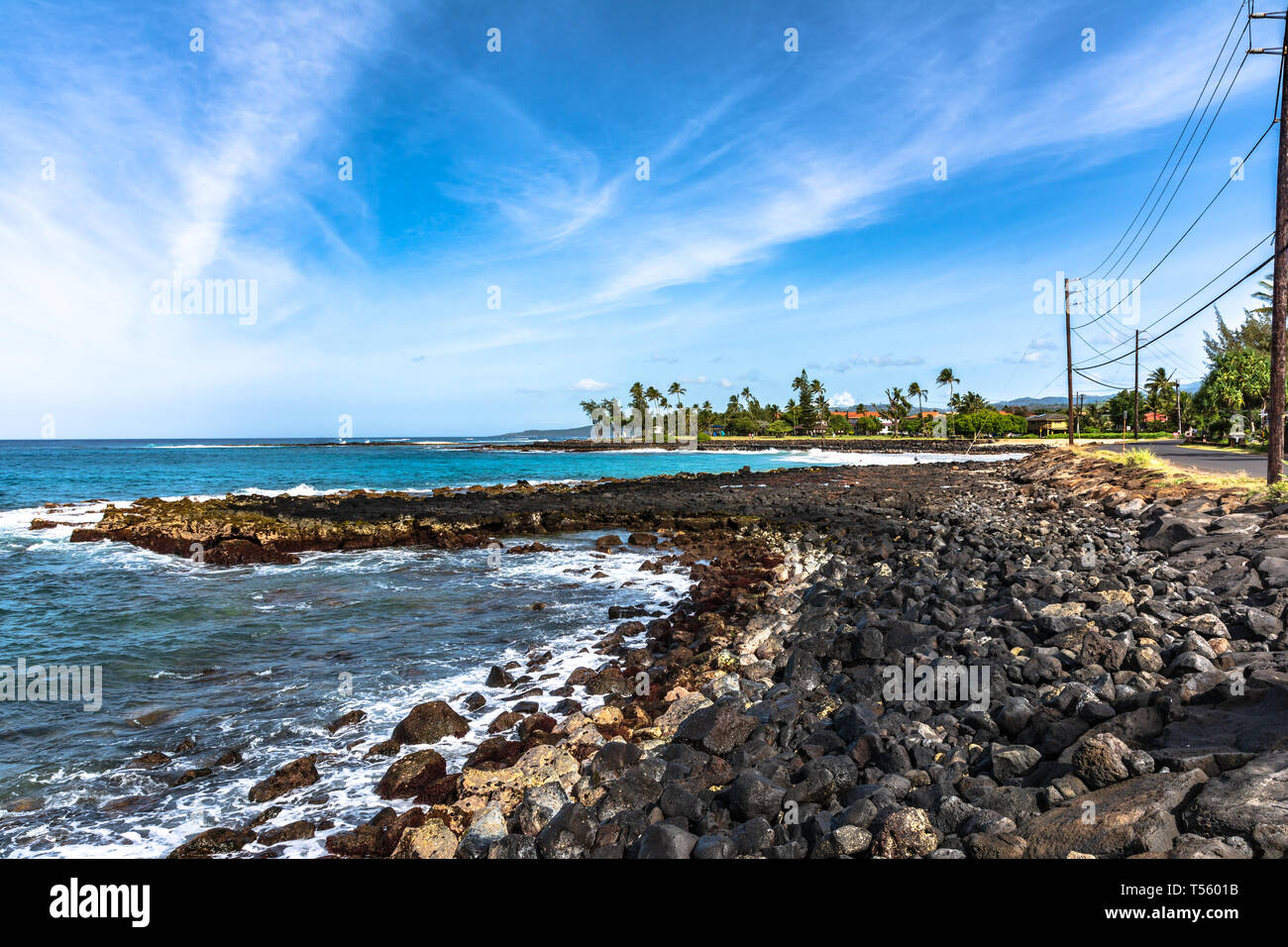 Poipu beach surf hi-res stock photography and images - Alamy