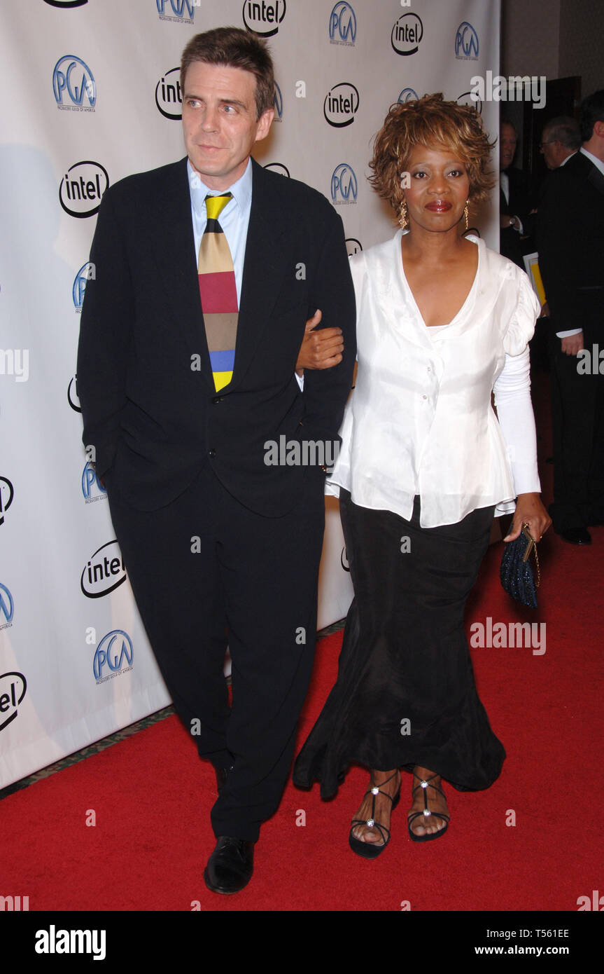 LOS ANGELES, CA. January 22, 2006: Actress ALFRE WOODARD & husband ...