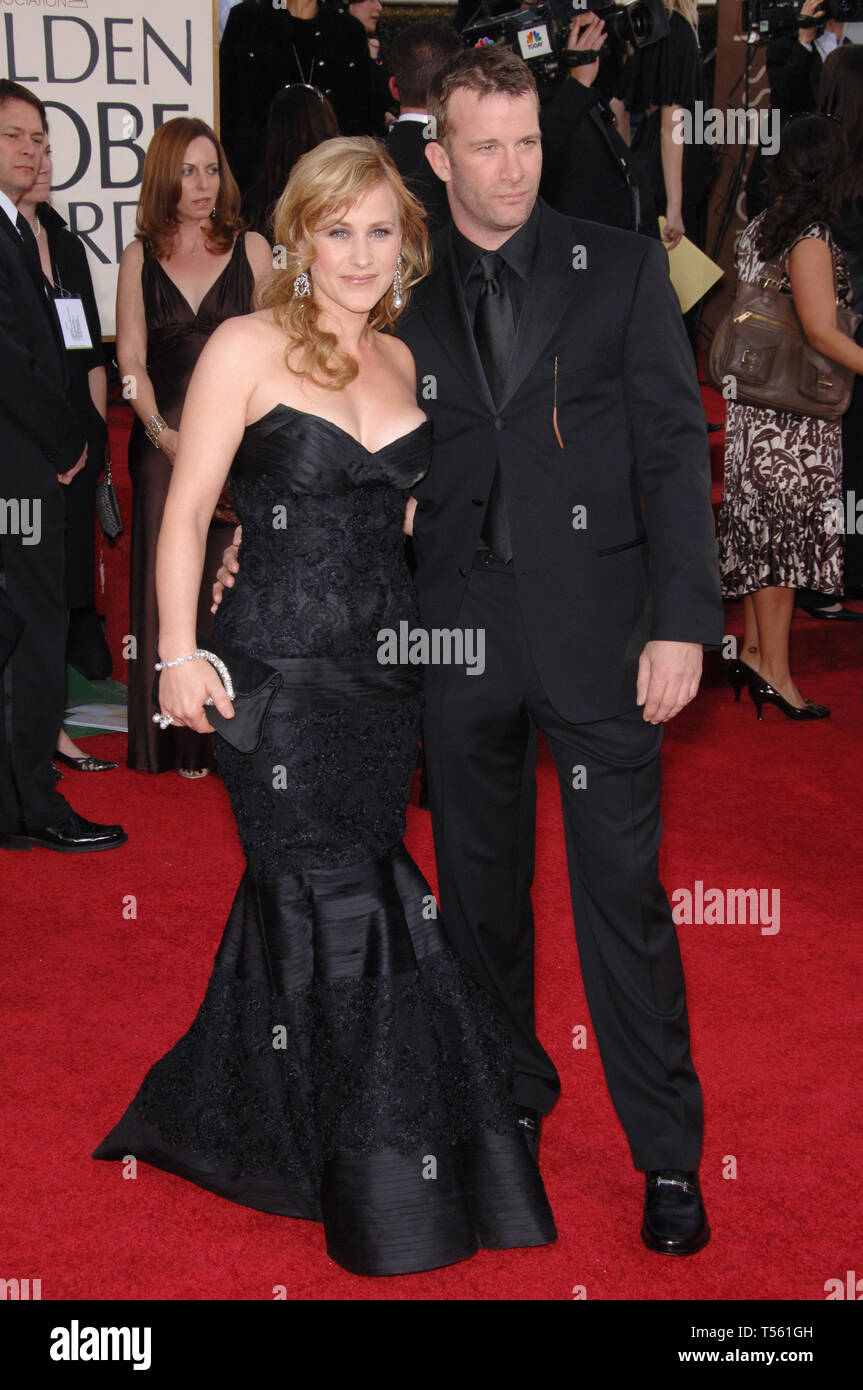 LOS ANGELES, CA. January 16, 2006: PATRICIA ARQUETTE & husband THOMAS ...