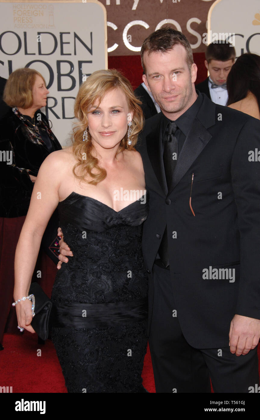 LOS ANGELES, CA. January 16, 2006: PATRICIA ARQUETTE & husband THOMAS ...
