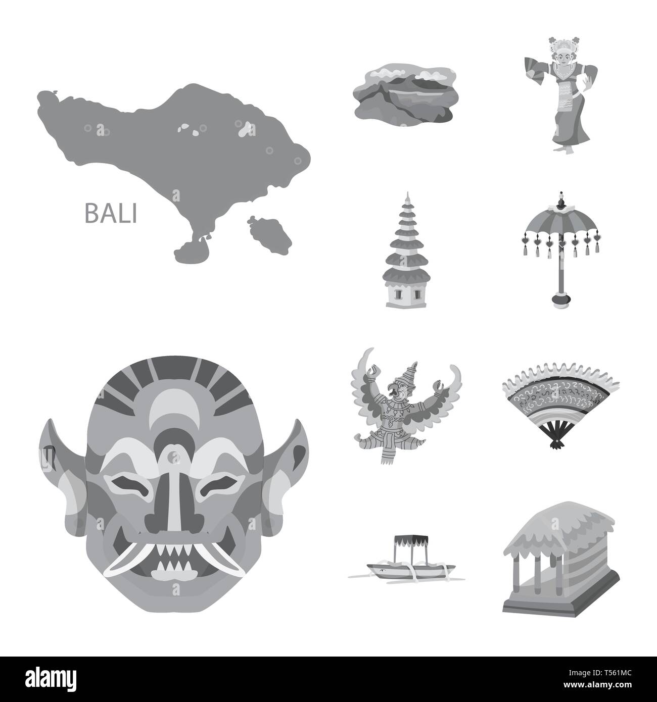 Indonesian boat Stock Vector Images - Alamy