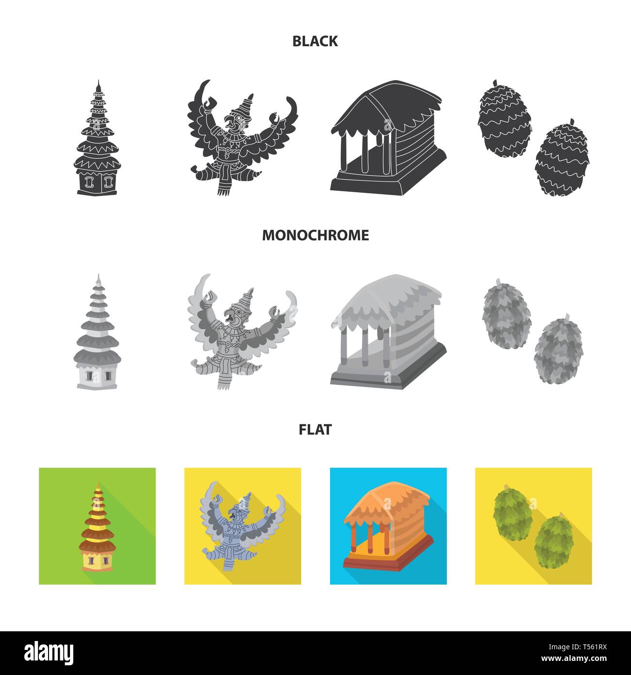 Balinese beach temple shelter architecture hi-res stock photography and ...