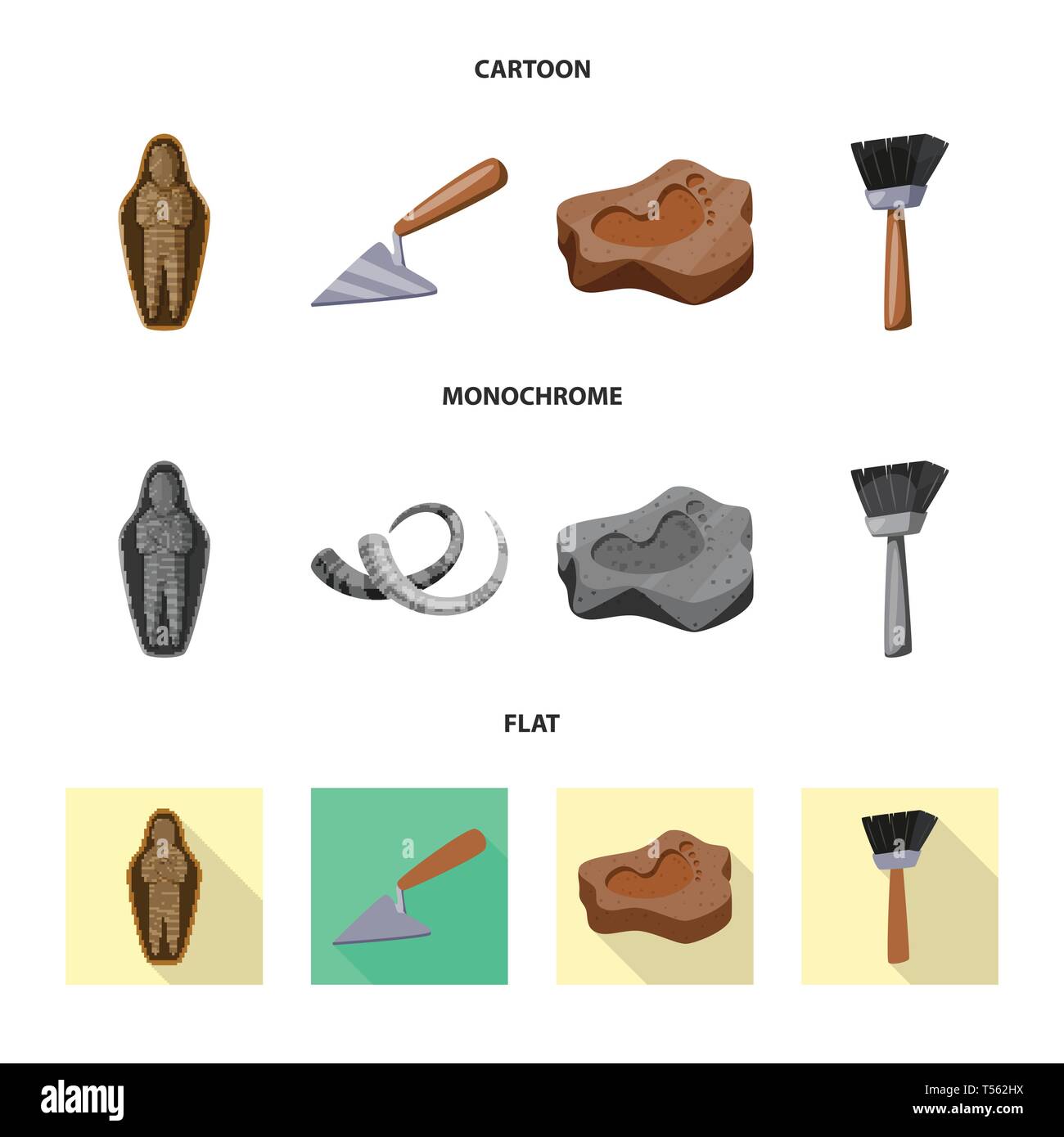 mummy,tool,rock,brush,ancient,trowel,imprint,Egypt,dig,track,equipment ...