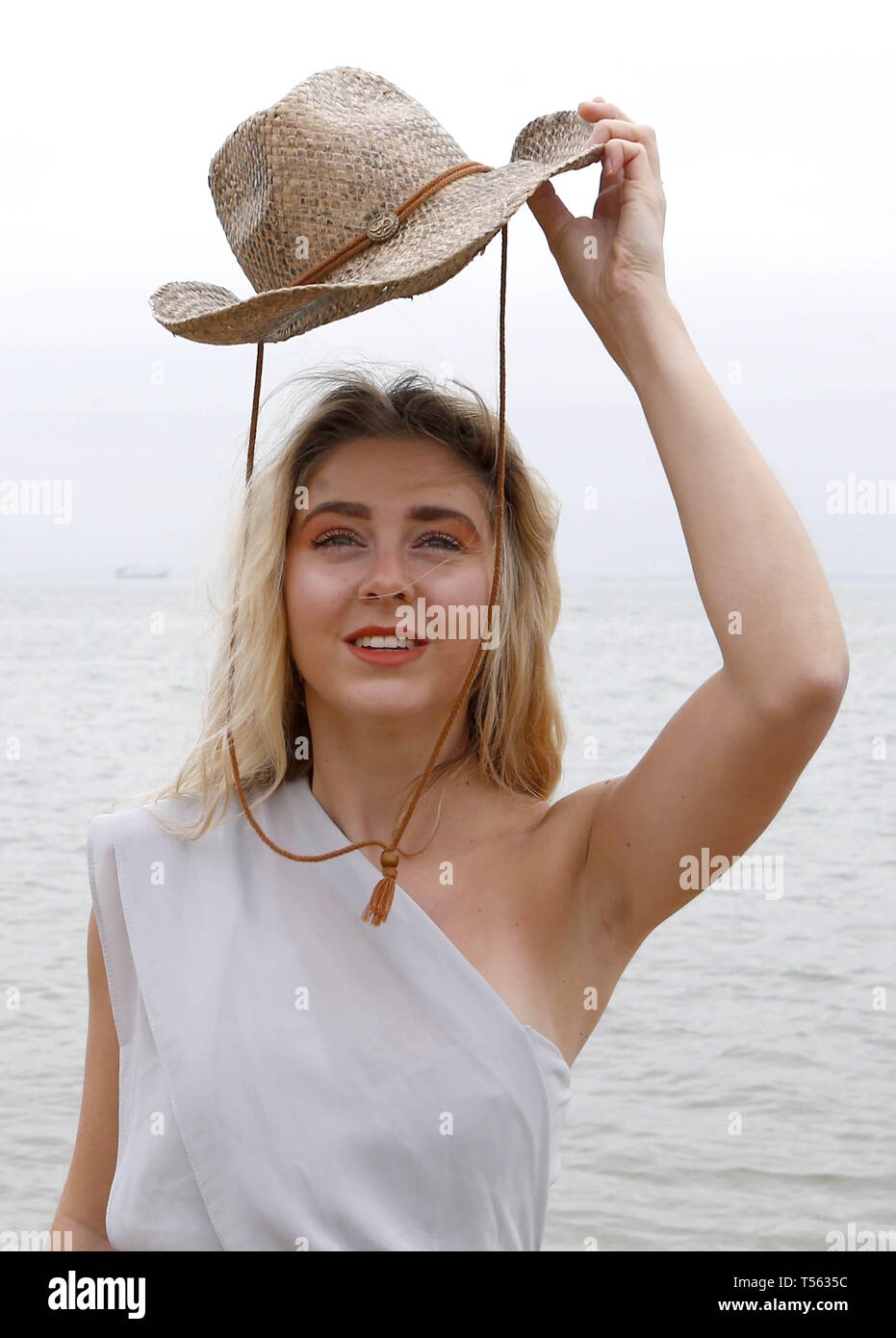 Megan Rose (Buxton) from Benfleet, Essex poses for a photoshoot on ...