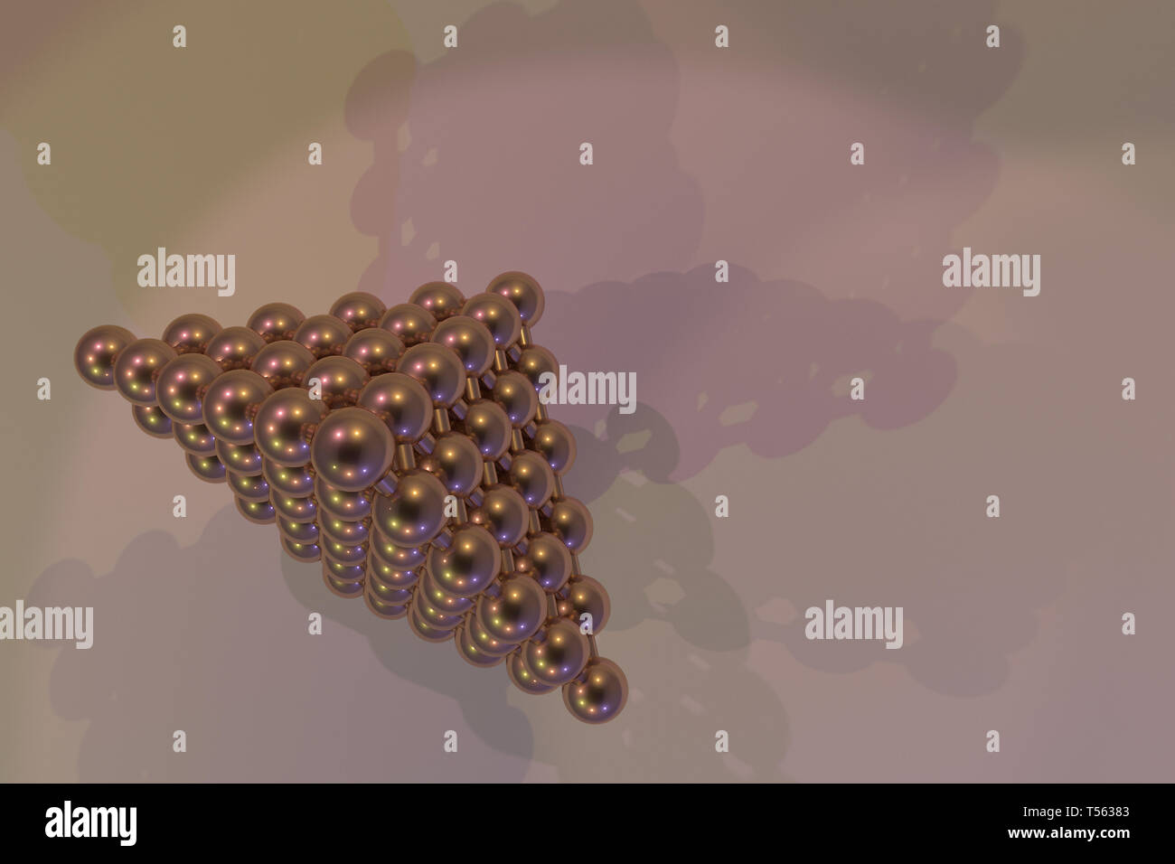 Sphere geometric, inter-locked pyramids, molecule style concepture ...