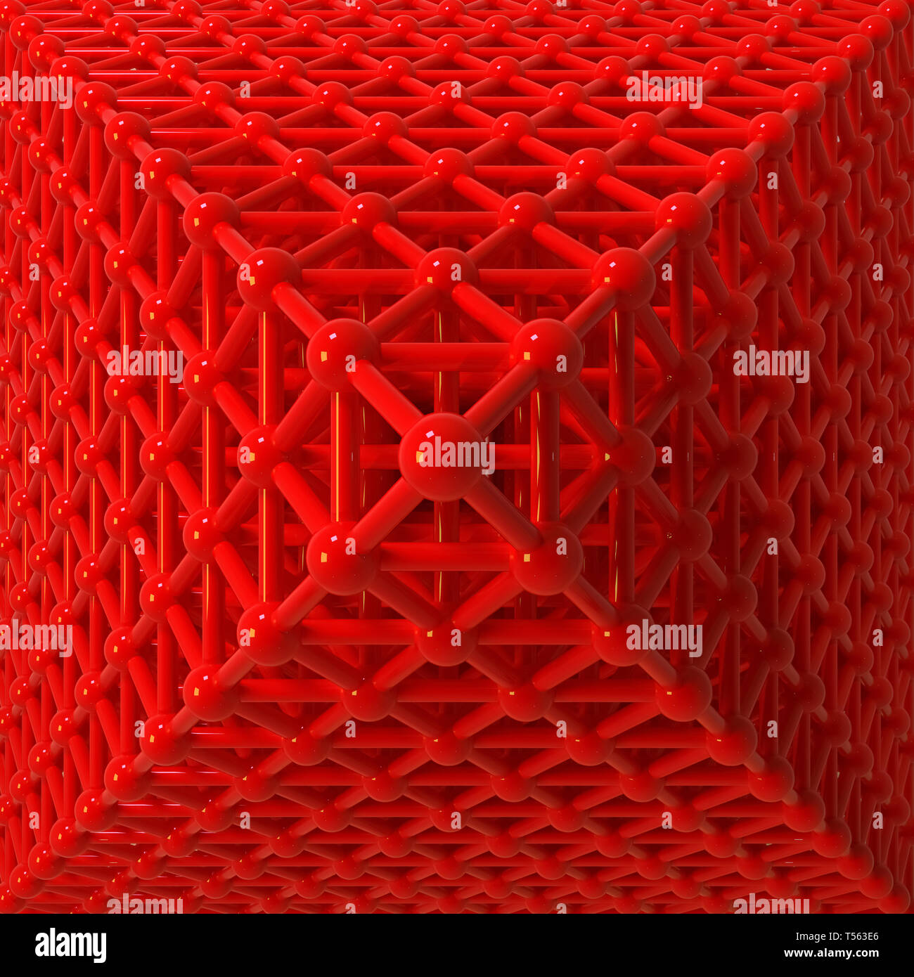 Sphere geometric, molecule style concepture inter-locked pyramids, for ...