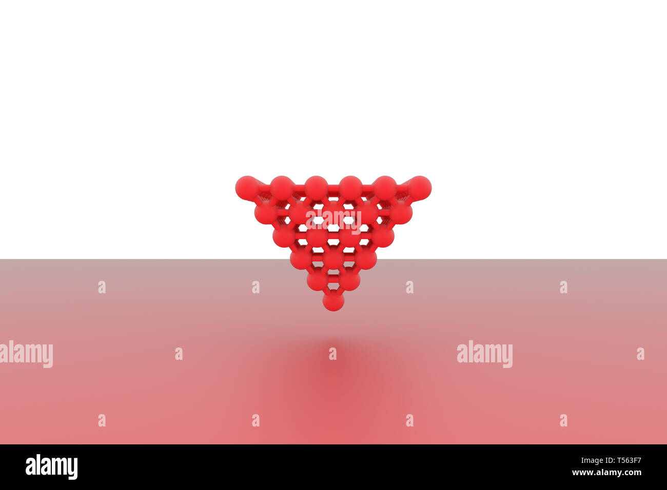 Sphere geometric, inter-locked pyramids, molecule style concepture ...