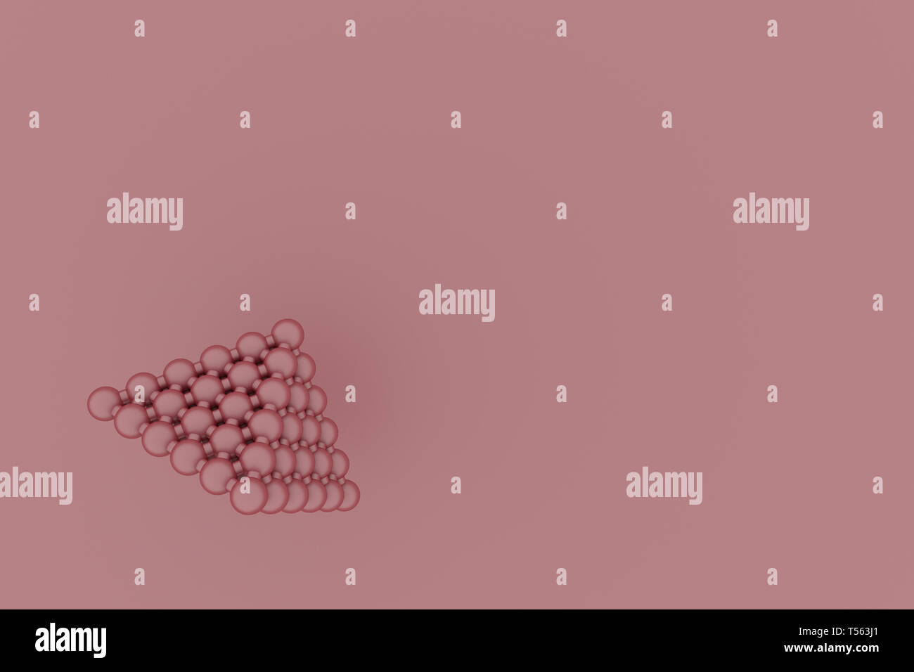 Inter-locked pyramids, molecule style concepture, sphere geometric. For ...