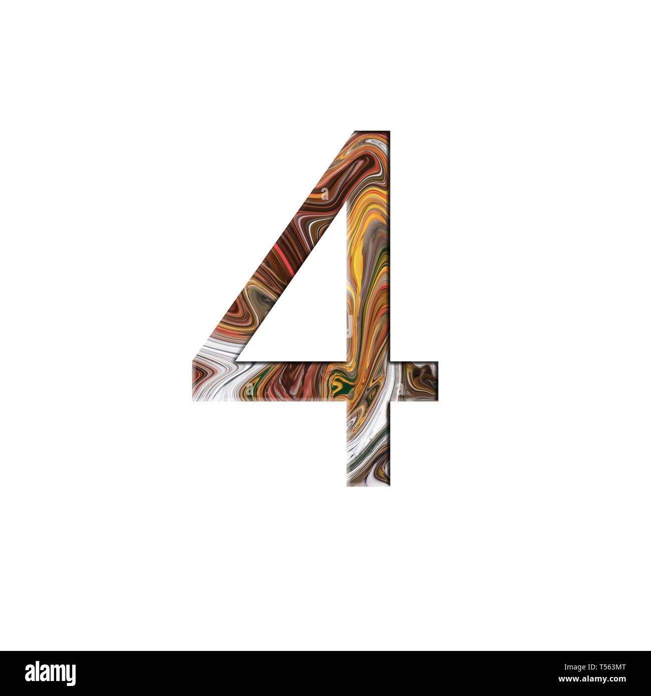 4 typography font letter type hi-res stock photography and images - Alamy