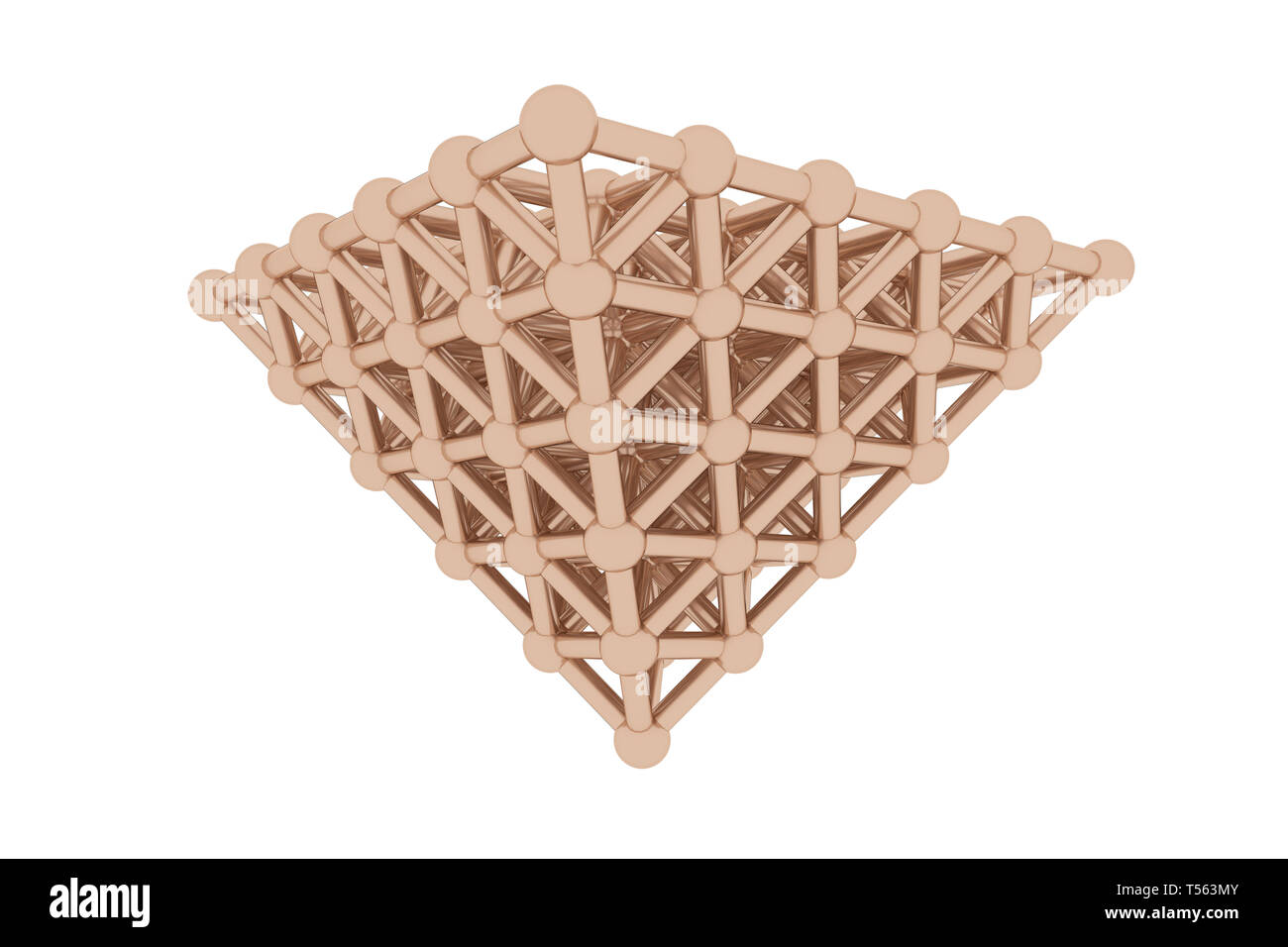 Sphere geometric, molecule style concepture inter-locked pyramids, for ...