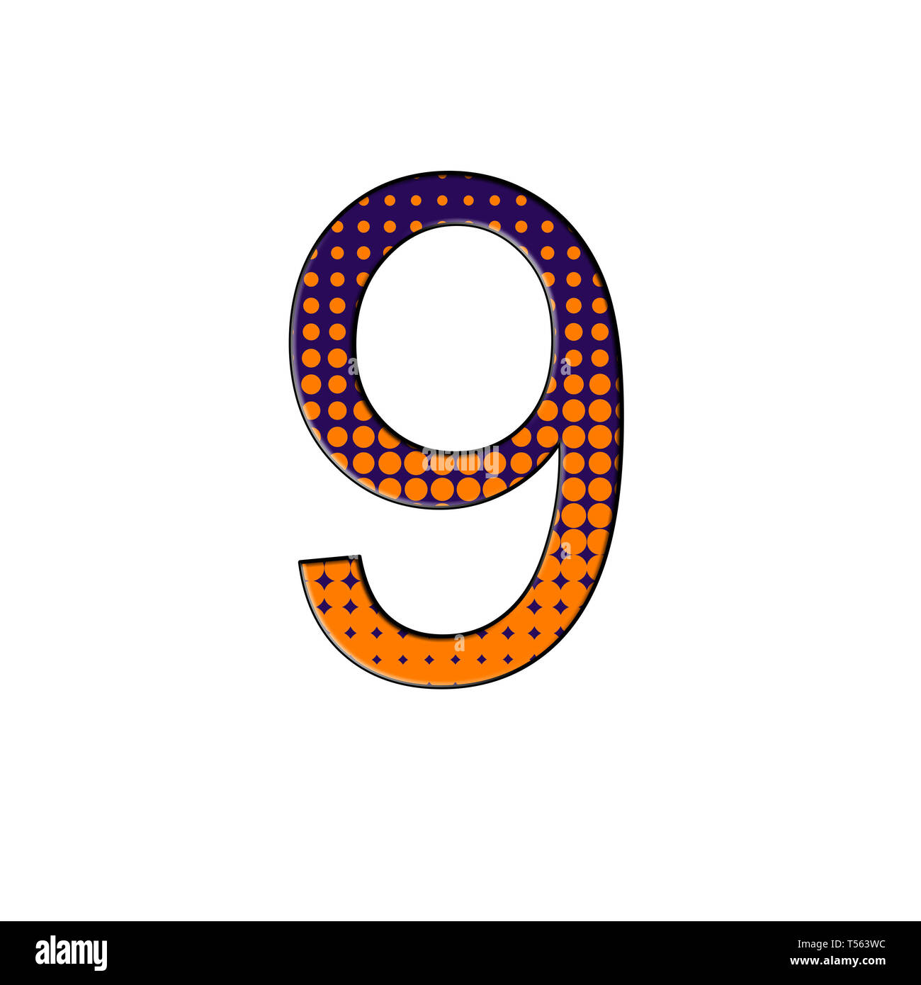 Number Nine Clip Art