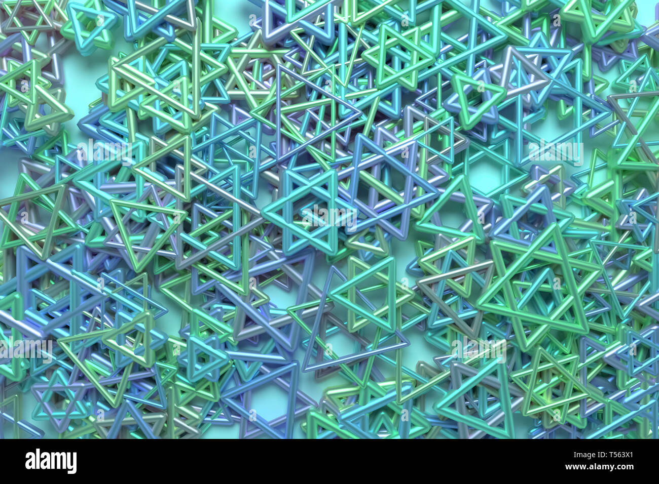 Background abstract, bunch of triangle & star view from top CGI ...