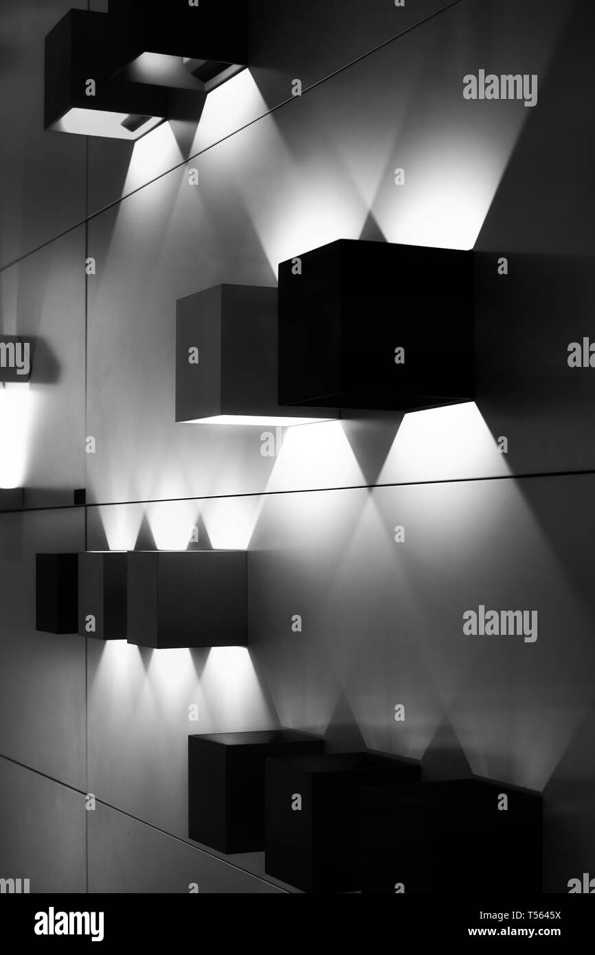 monochromatic lights and shadows Stock Photo - Alamy