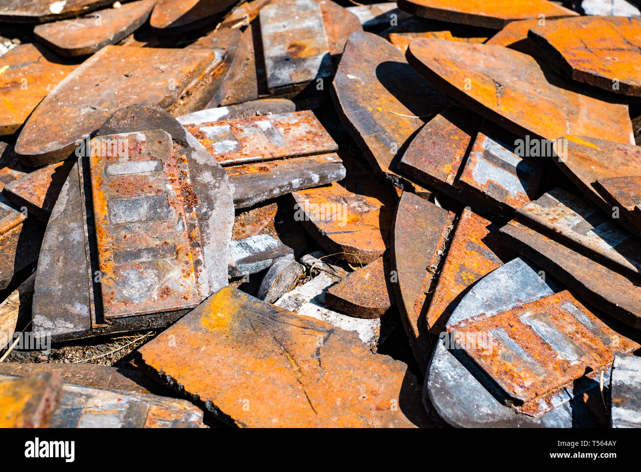 train brake pads Stock Photo - Alamy