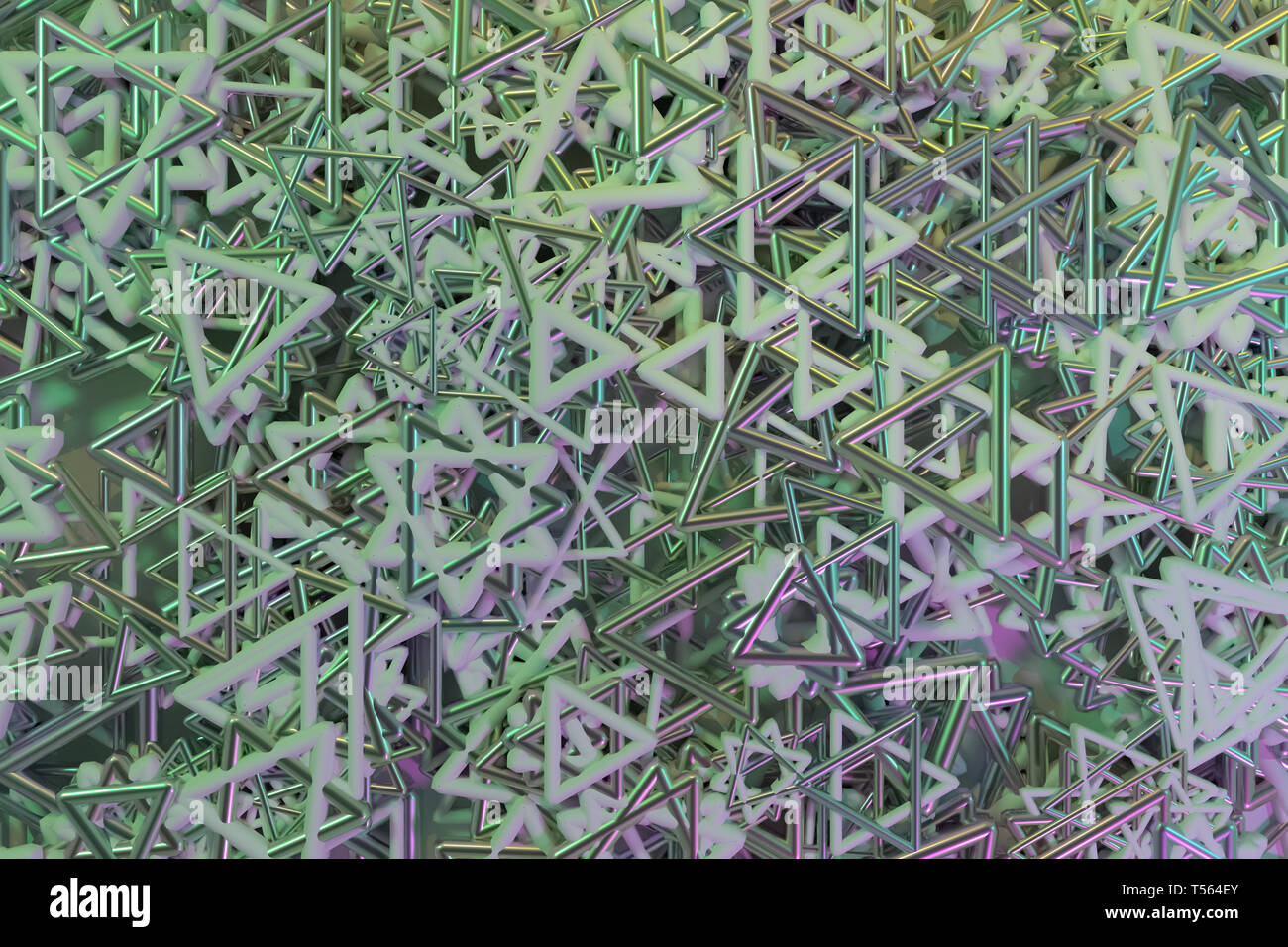 Background abstract, bunch of triangle & star view from top CGI ...