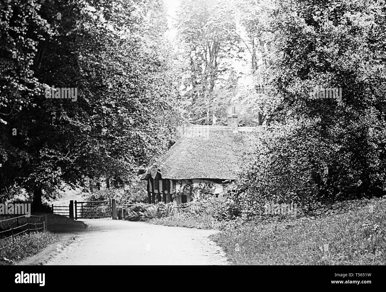 Cockington Court Lodge, Devon, Victorian period Stock Photo - Alamy